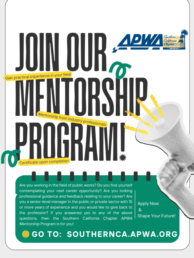 Mentorship Program – APWA Southern California Chapter